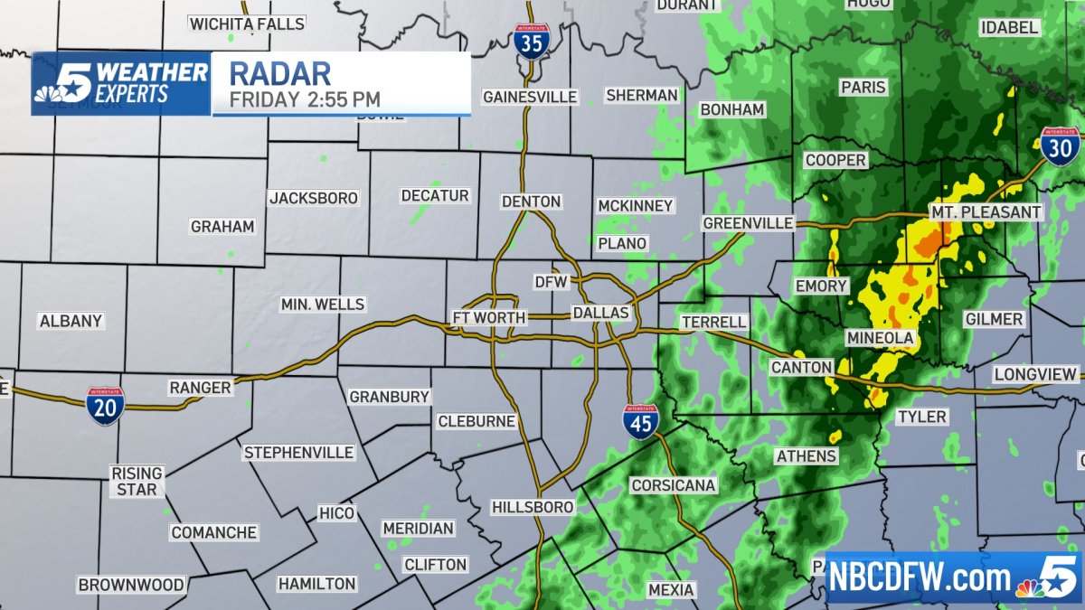 Rain is on the way to North Texas – NBC 5 Dallas-Fort Worth