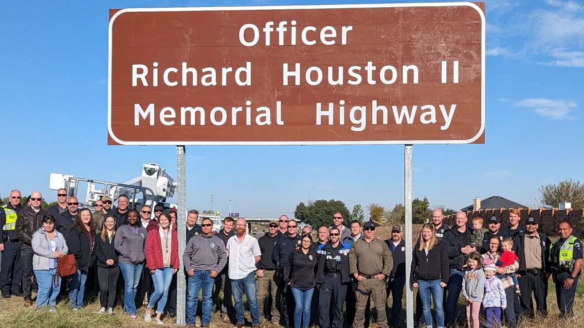 Texas highway named for officer killed in domestic disturbance shootout ...