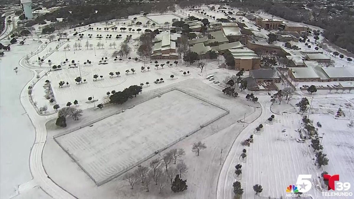 Texas Sky Ranger: Wintry mix blankets North Texas – NBC 5 Dallas-Fort Worth