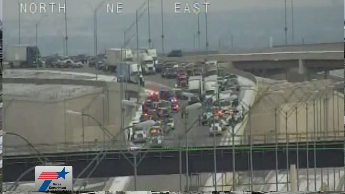 Texas 121 closed in Grapevine after a multi-vehicle crash involving a ...