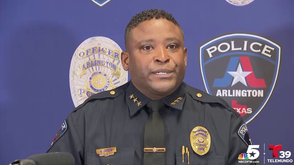 WATCH: Arlington Police Chief Al Jones discusses arrests in two murder ...