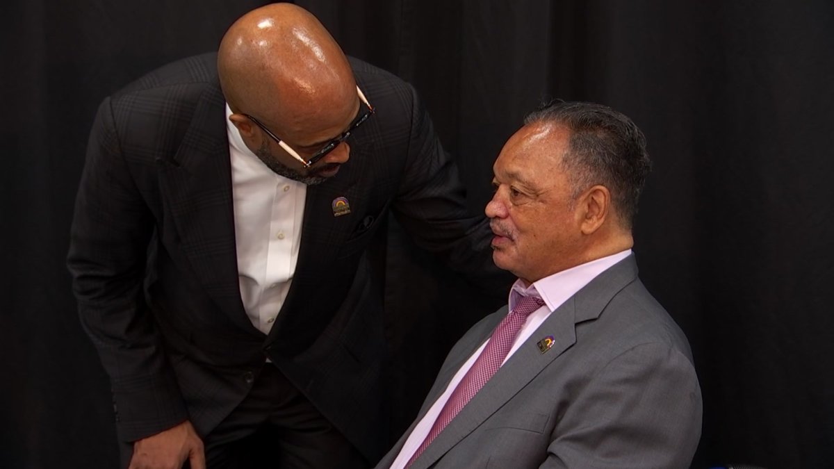 Rev. Jackson praises his Rainbow Push Coalition successor – NBC 5 ...