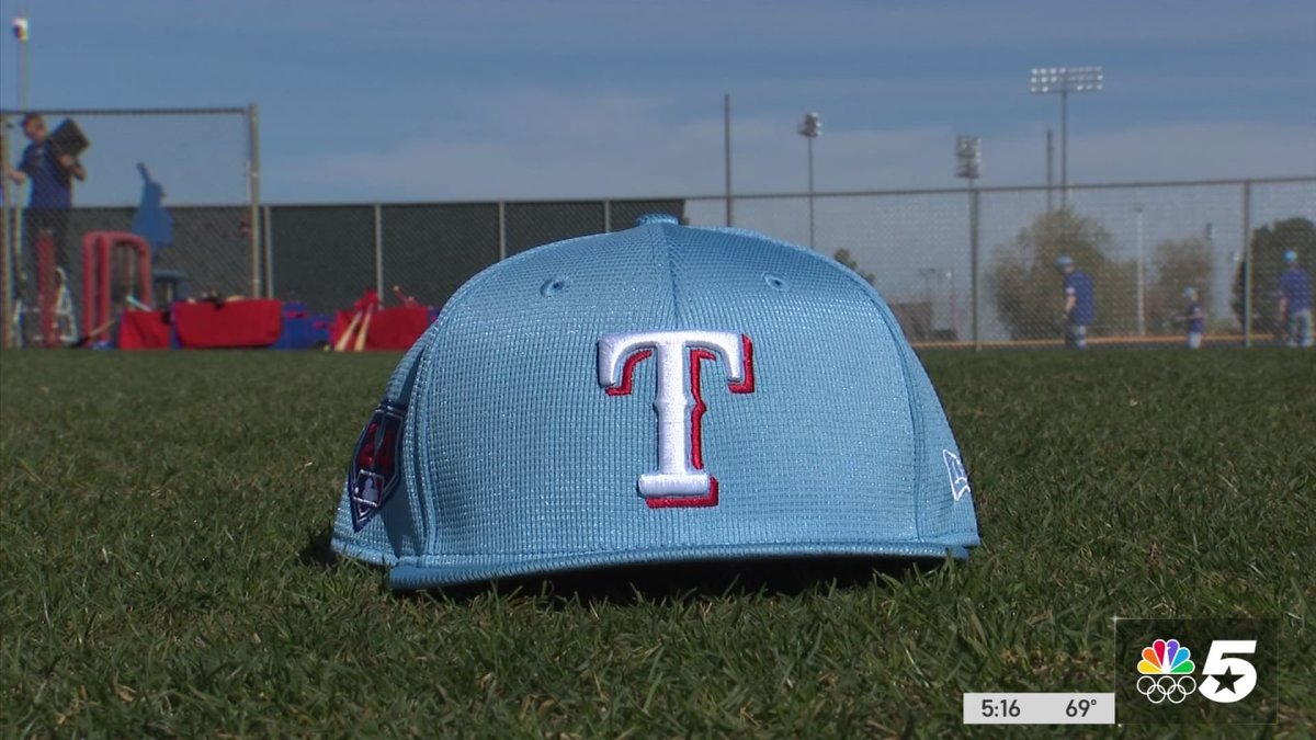 World Series champion Texas Rangers debut new spring training hats ...