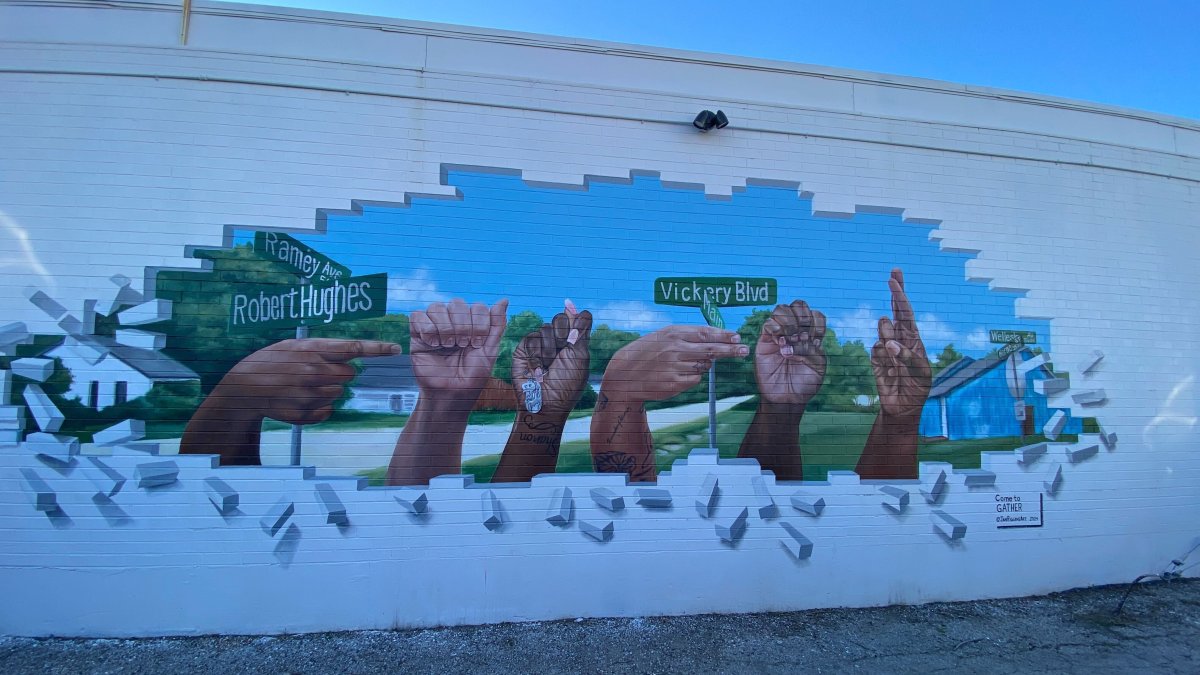 Café unveils mural to celebrate its inclusive mission – NBC 5 Dallas ...