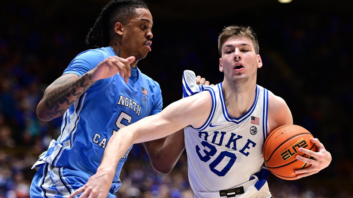 Duke’s Filipowski denies intentionally tripping UNC’s Ingram – NBC 5 ...