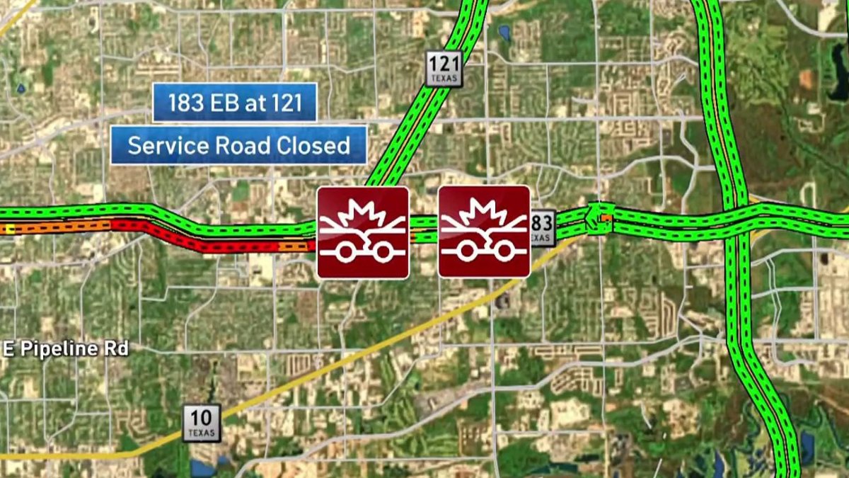 SH 183 closed in Bedford, Texas after fatal crash – NBC 5 Dallas-Fort Worth