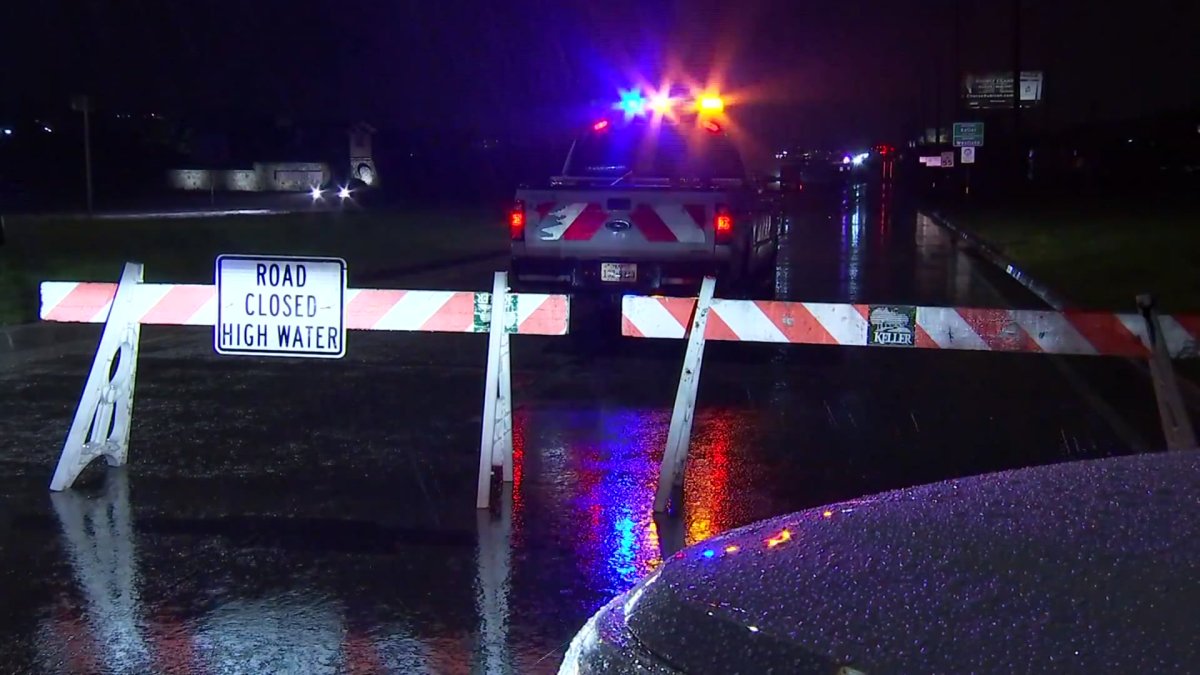 Flash flood warnings brought heavy rain and fierce lightning across the ...