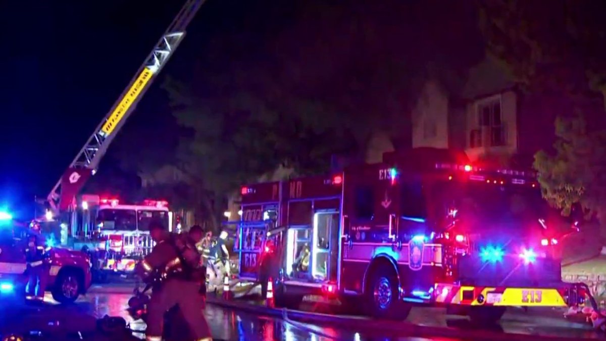 Plano House Catches Fire During Storms In North Texas Nbc 5 Dallas