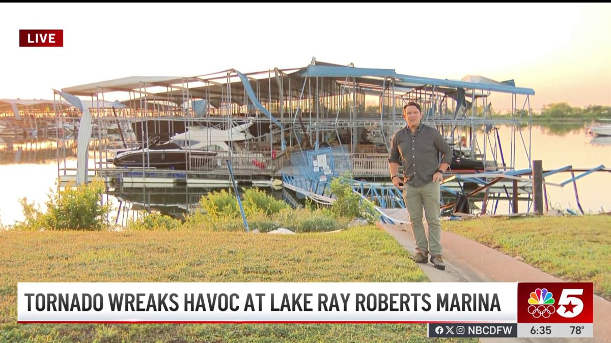 Tornado tosses boats and damages buildings at Lake Ray Roberts Marina ...