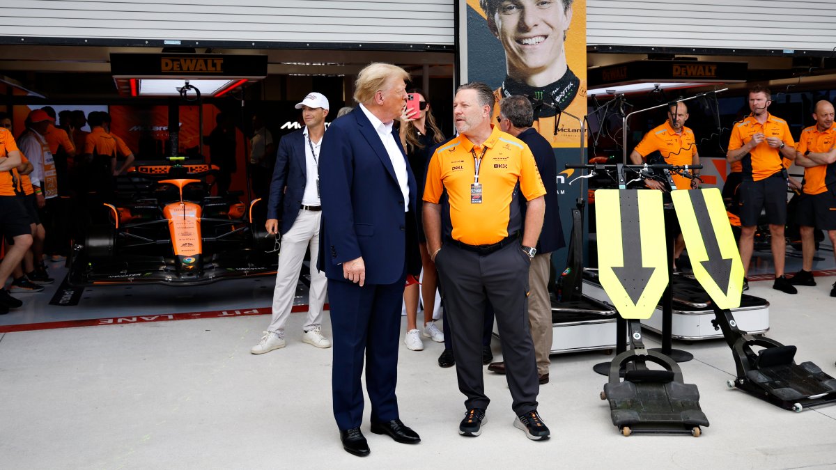 Former President Donald Trump at F1 race in Miami – NBC 5 Dallas-Fort Worth