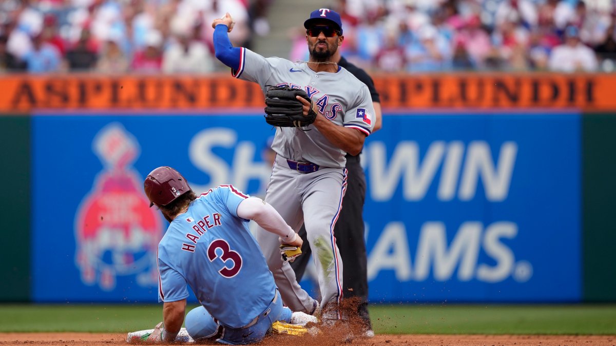 Phillies beat Texas Rangers 5-2 – NBC 5 Dallas-Fort Worth