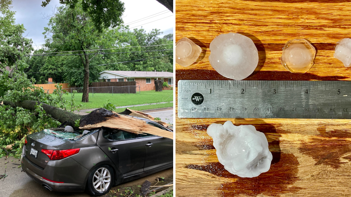 PHOTOS: Damage after hurricane-force winds, hail in North Texas – NBC 5 ...