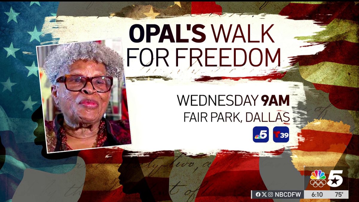 Opal’s Walk for Freedom event preview – NBC 5 Dallas-Fort Worth