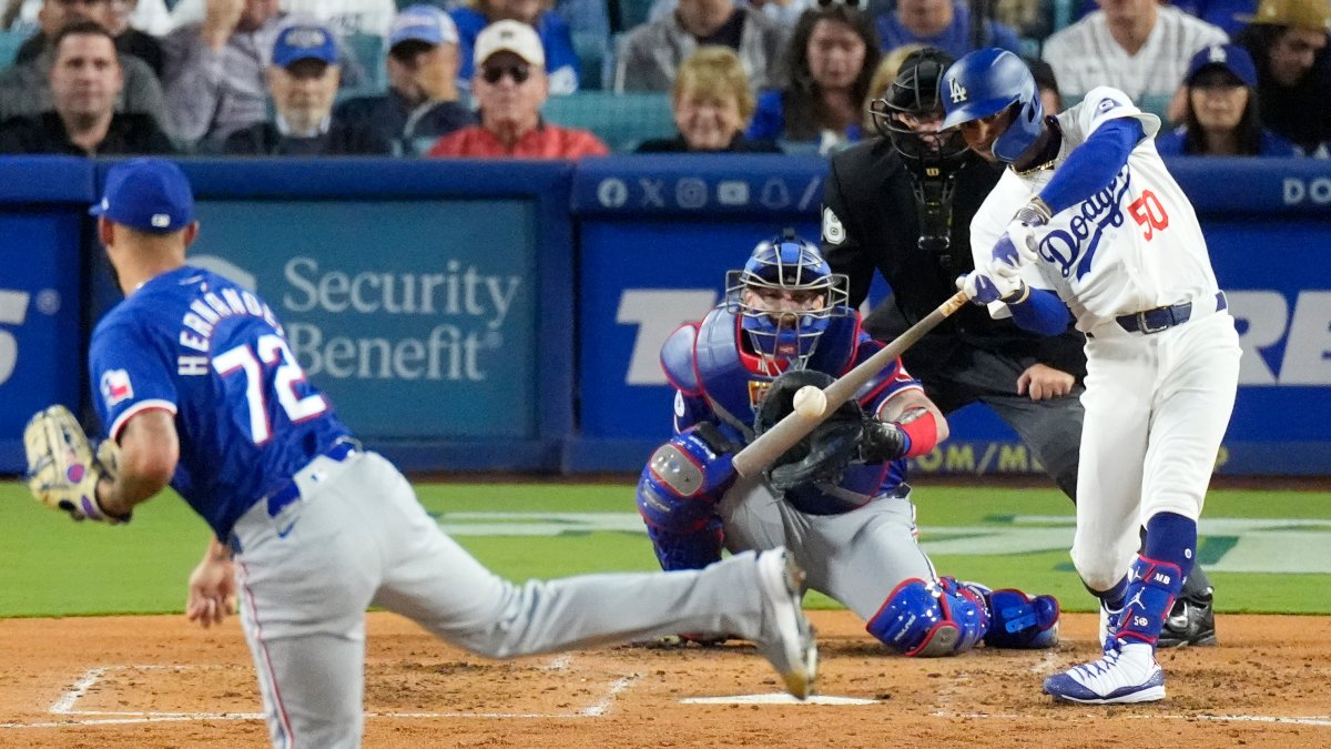 Dodgers blast 5 homers in 15-2 rout of World Series champion Rangers ...