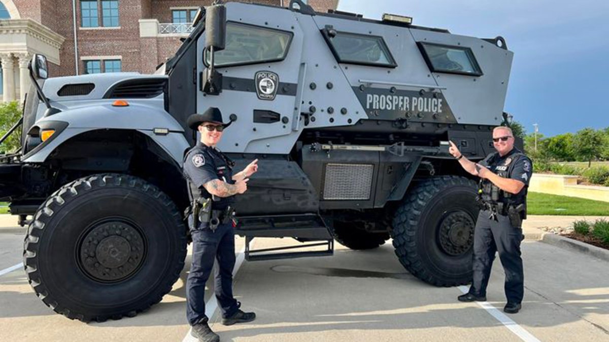 Texas town’s massive police emergency vehicle turns heads – NBC 5 ...