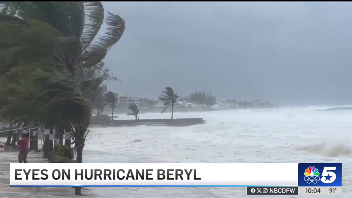 Texas in ‘cone of uncertainty’ for Hurricane Beryl – NBC 5 Dallas-Fort ...