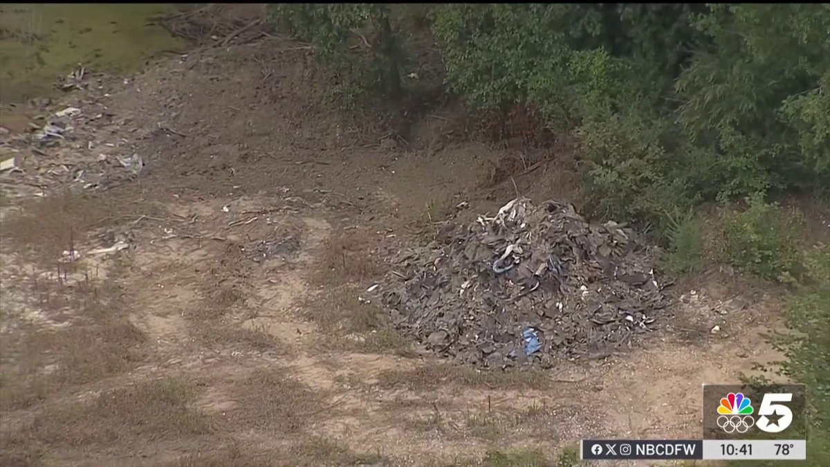 Illegal dump site being cleared in Tarrant County – NBC 5 Dallas-Fort Worth