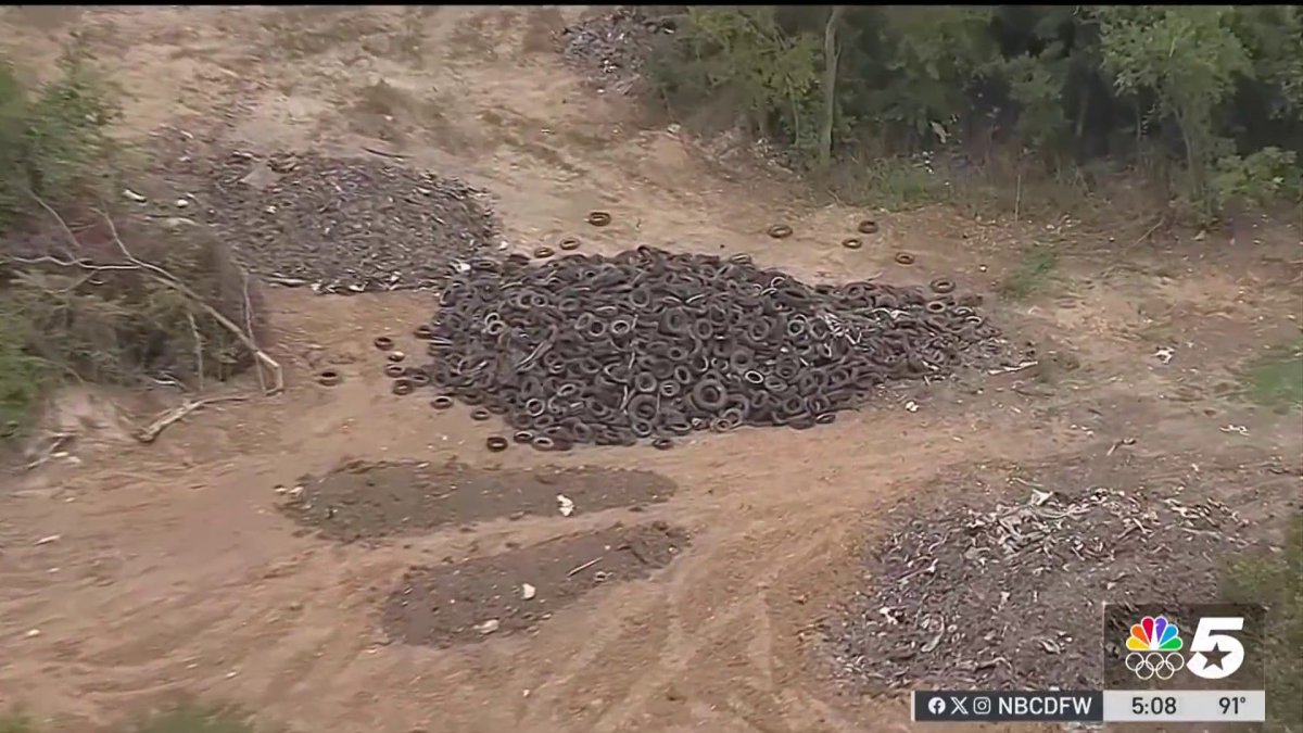 Illegal dump site being cleared in Tarrant County – NBC 5 Dallas-Fort Worth