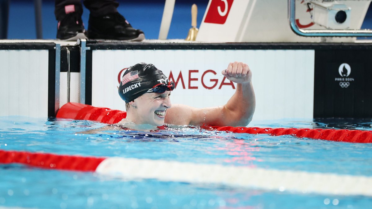 Katie Ledecky makes all kinds of history at 2024 Olympics – NBC 5 ...