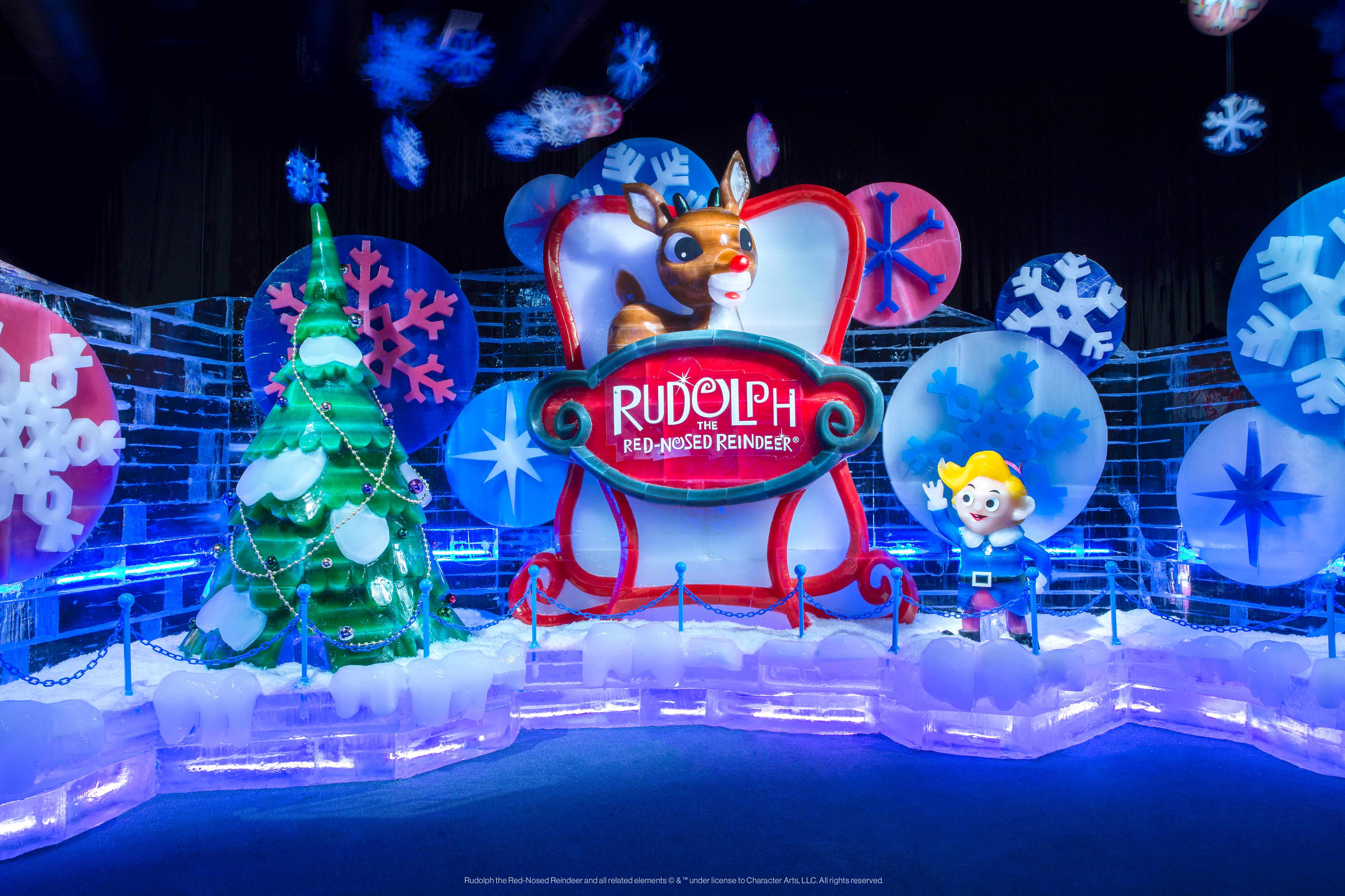 The Gaylord Texan Resort’s ICE! features Rudolph the Red-Nosed Reindeer ...