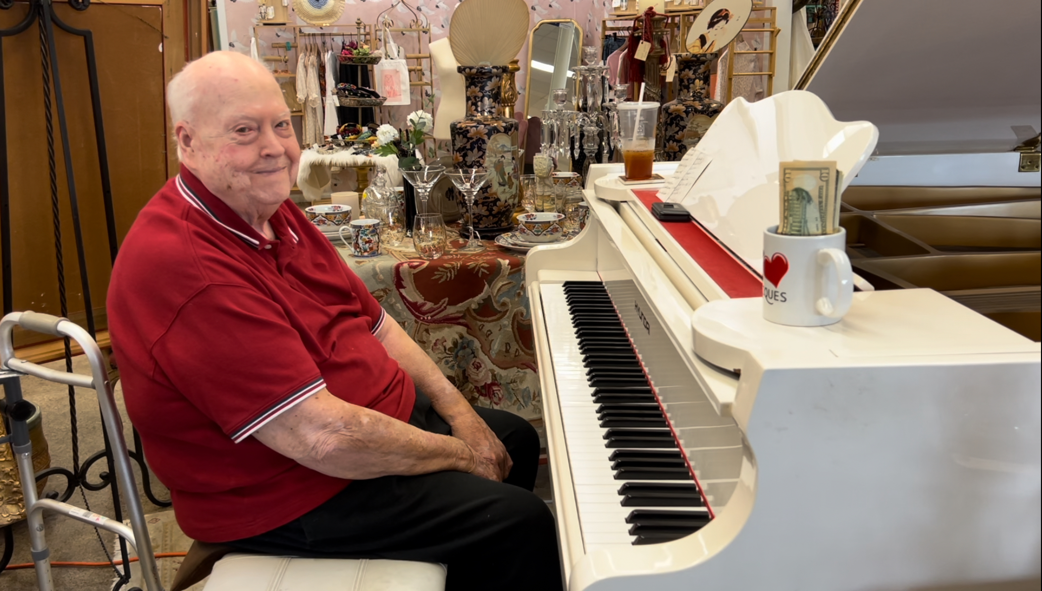 89-year-old Garland native shows off piano skills – NBC 5 Dallas-Fort Worth