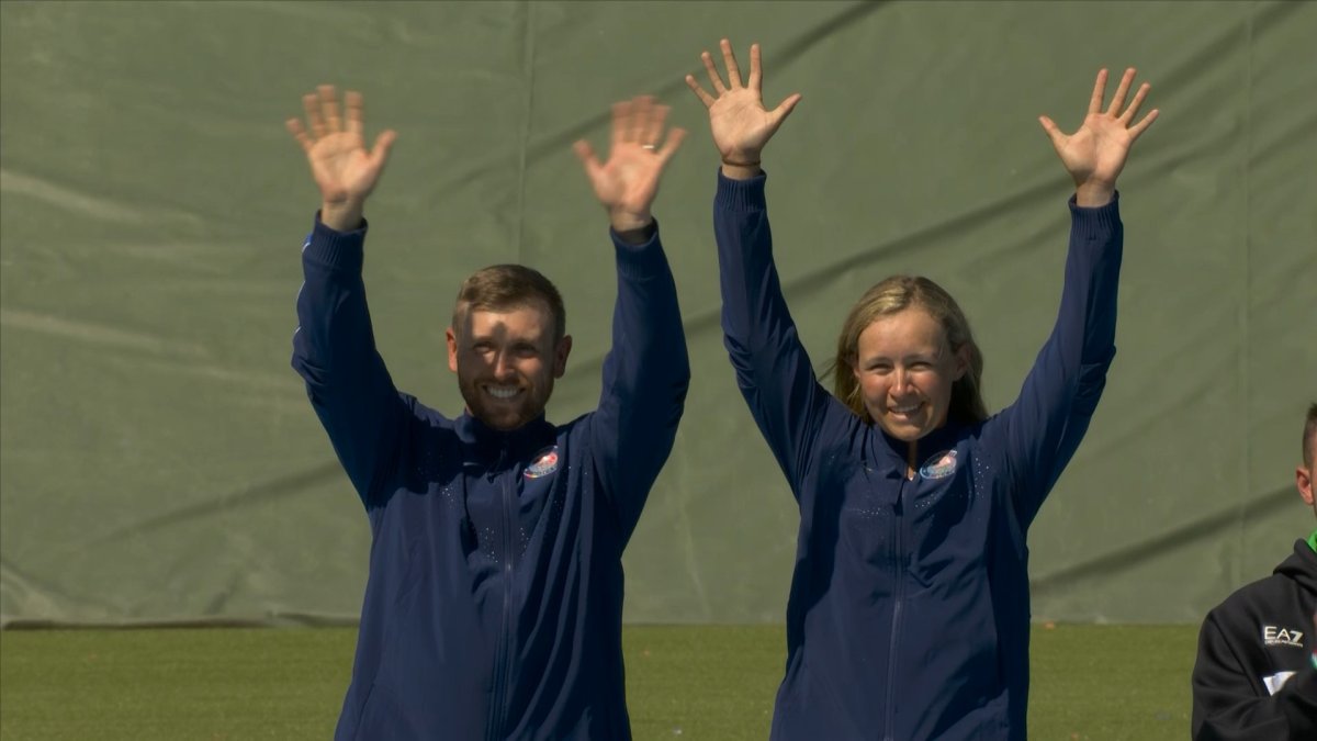 HIGHLIGHTS: Americans settle for silver in first mixed team skeet ...