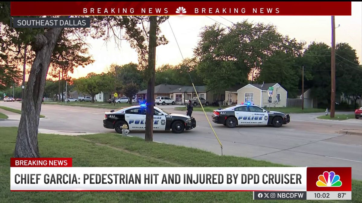Woman hit, injured by Dallas Police cruiser – NBC 5 Dallas-Fort Worth
