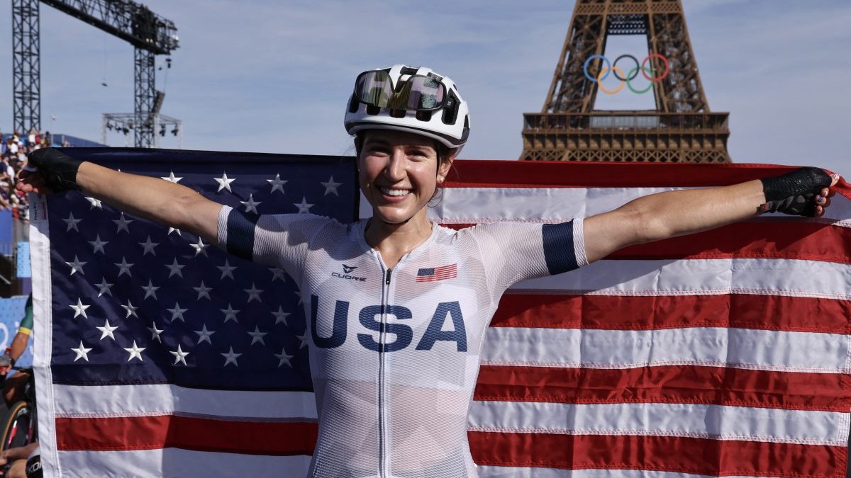Kristen Faulkner wins gold in women’s road race at 2024 Olympics – NBC ...
