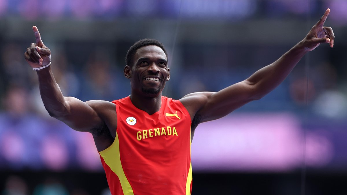 Lindon Victor, who trains in Texas, wins bronze for Grenada – NBC 5 ...