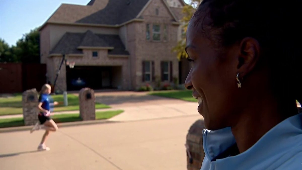 Neighbors, friends gather to congratulate Olympic track coach – NBC 5 ...