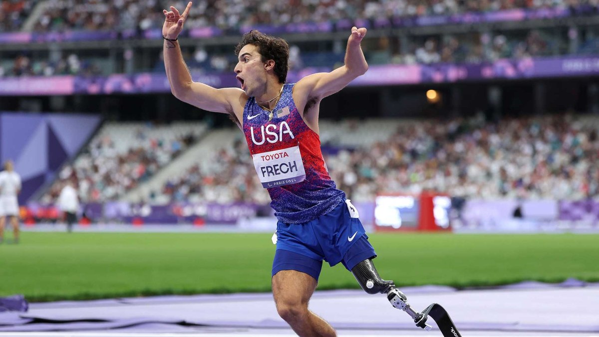 Ezra Frech wins 100m T63 gold at 2024 Paralympics in Paris – NBC 5 ...