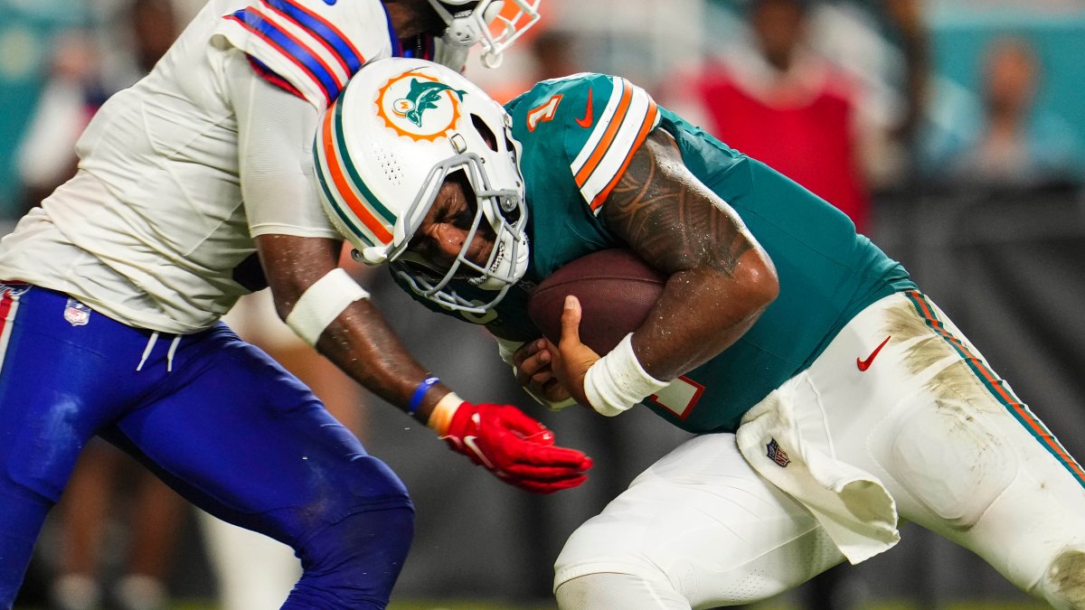 Dolphins QB Tua Tagovailoa won’t retire after concussion: Report – NBC 5 Dallas-Fort Worth