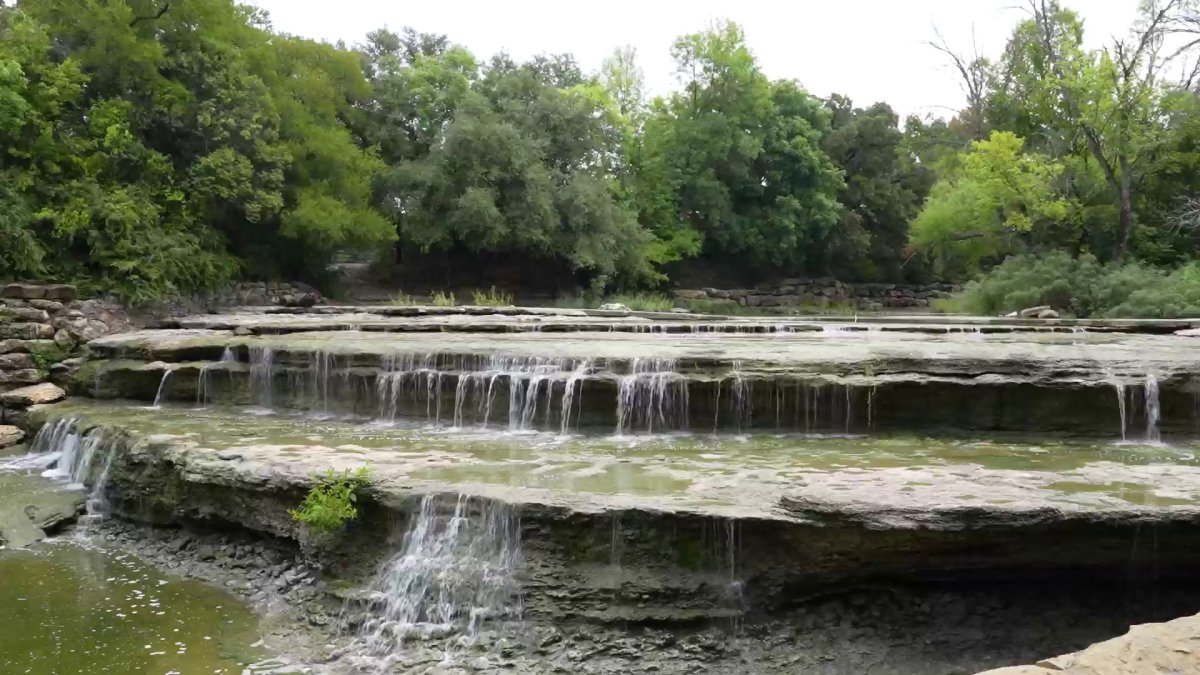 The largest natural waterfall in Tarrant County, Texas – NBC 5 Dallas ...