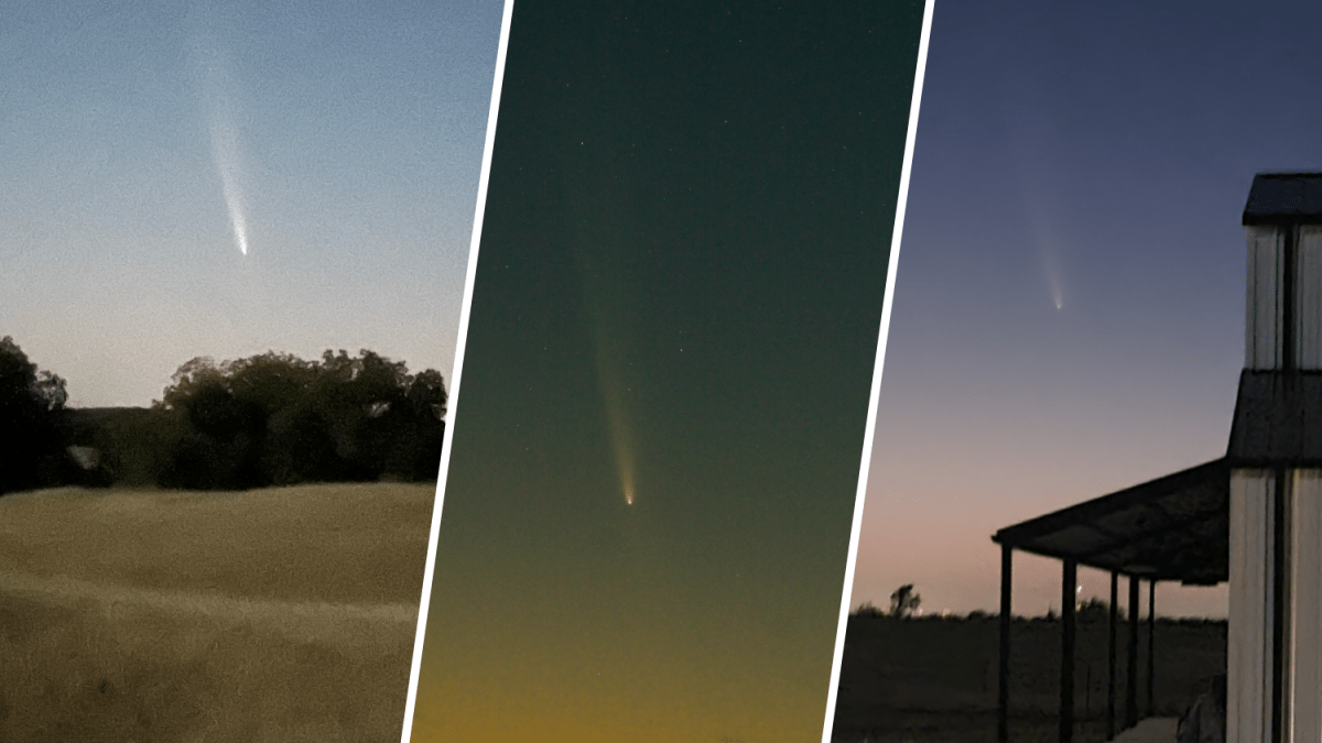 PHOTOS: Rare comet in skies over North Texas – NBC 5 Dallas-Fort Worth