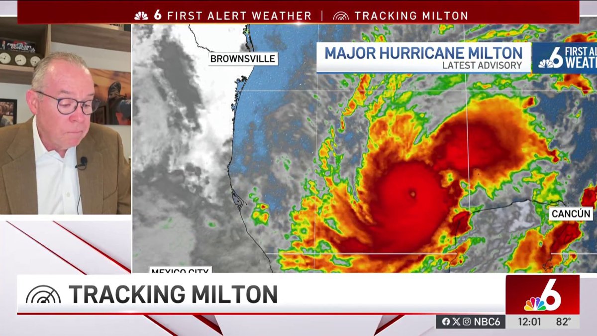 John Morales almost cries on air over Hurricane Milton’s growth – NBC 5 Dallas-Fort Worth