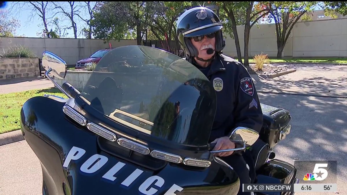 Meet Arlington PD’s ‘Motorcycle Mike’ and learn his real name – NBC 5 ...