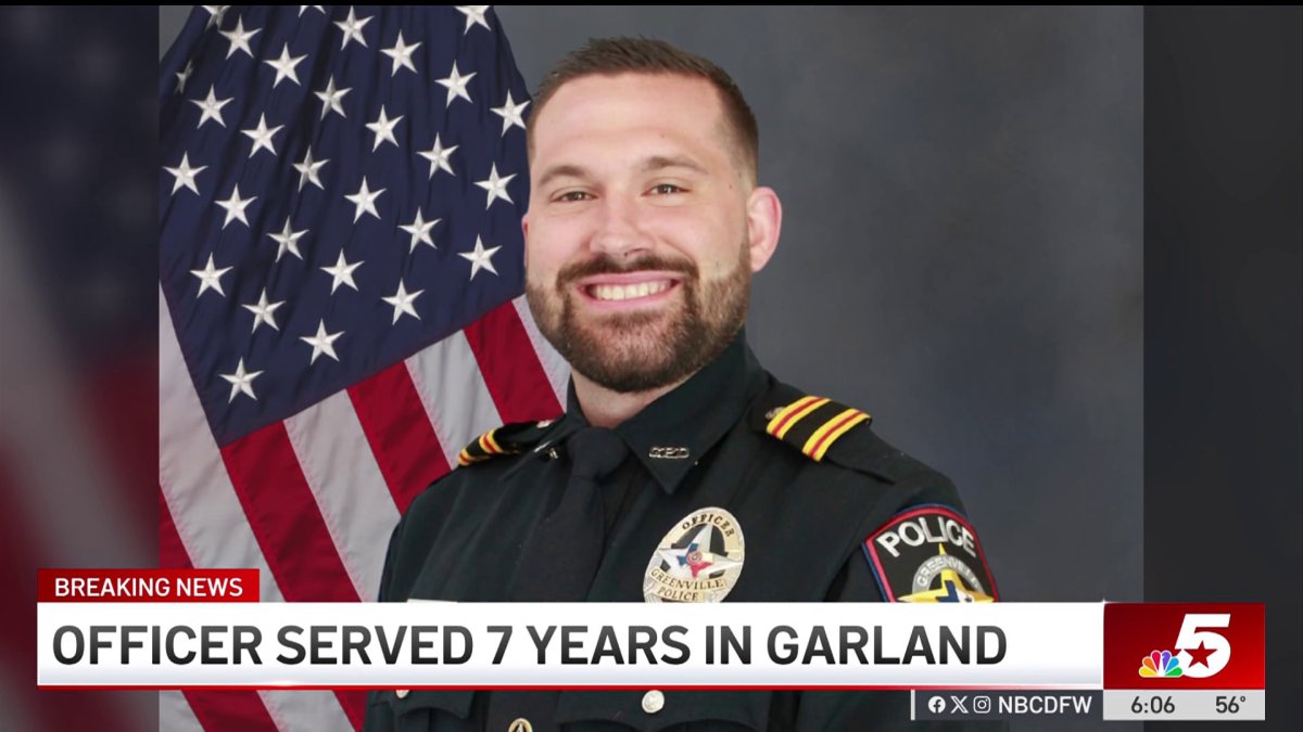 Colleagues remember Greenville officer killed in line of duty – NBC 5 ...