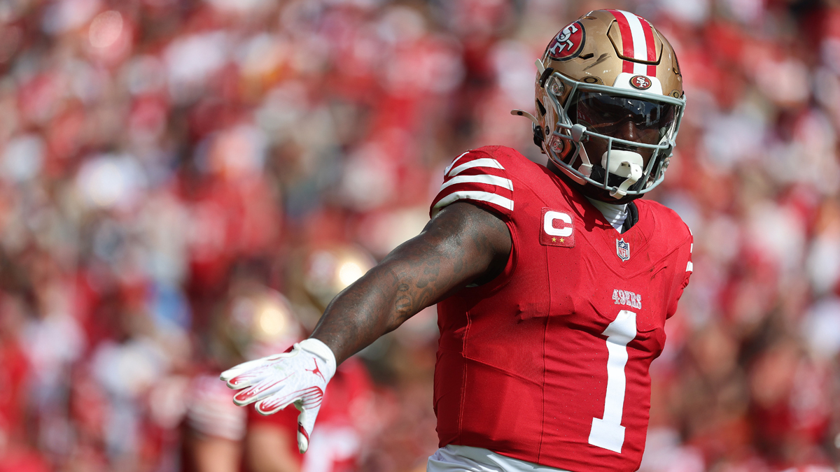 Deebo Samuel hits Taybor Pepper in throat after Jake Moody missed FG ...