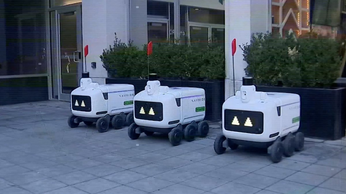 How do autonomous food delivery robots work? – NBC 5 Dallas-Fort Worth
