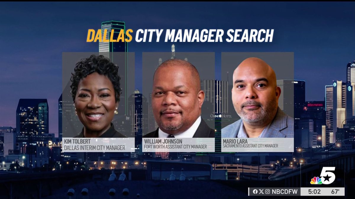 Search committee narrows down finalists for Dallas city manager – NBC 5 ...