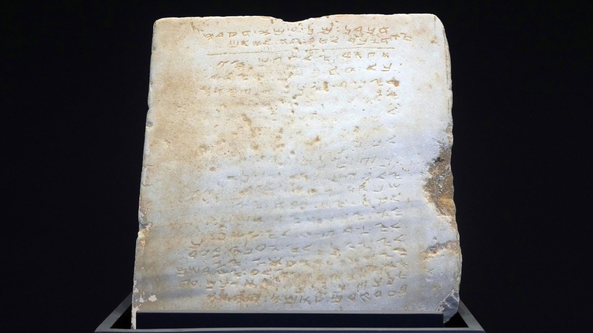 Stone tablet inscribed with Ten Commandments sells for millions – NBC 5 ...