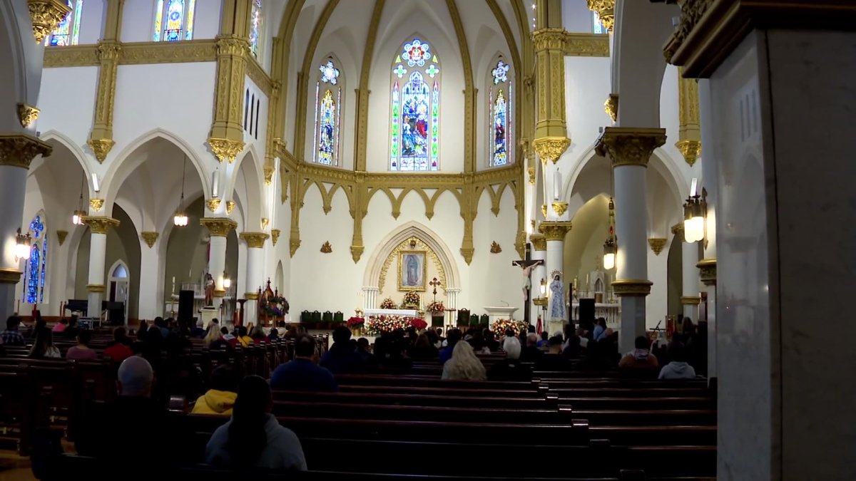 Catholics make way to National Shrine Cathedral of Our Lady of ...