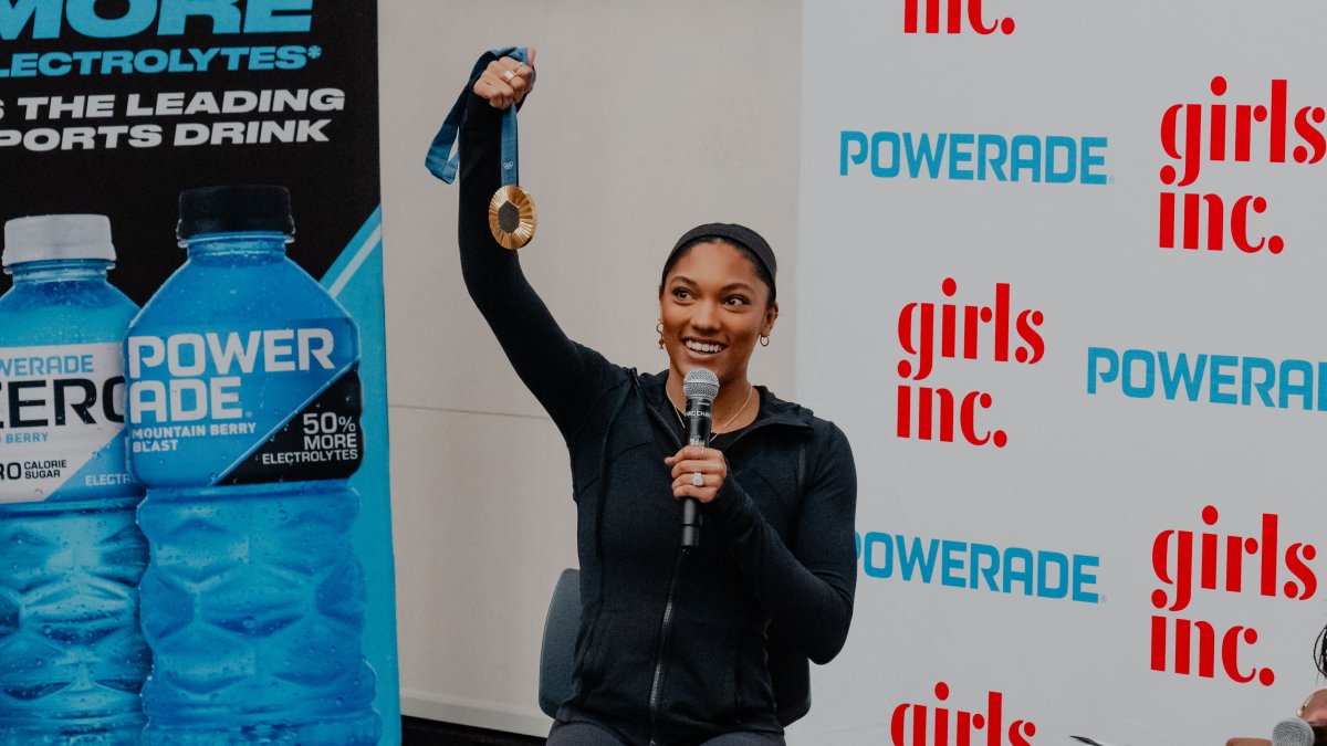 North Texas Olympic long jumper inspires local girls – NBC 5 Dallas ...