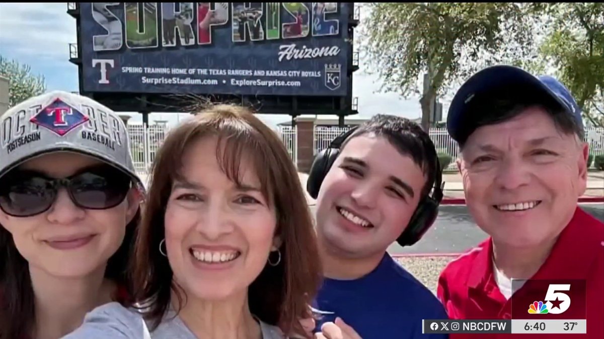 Hurst family spent spring break with Texas Rangers – NBC 5 Dallas-Fort ...