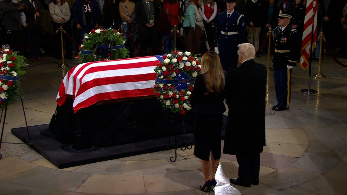 Trumps pays respects to Jimmy Carter at Capitol – NBC 5 Dallas-Fort Worth