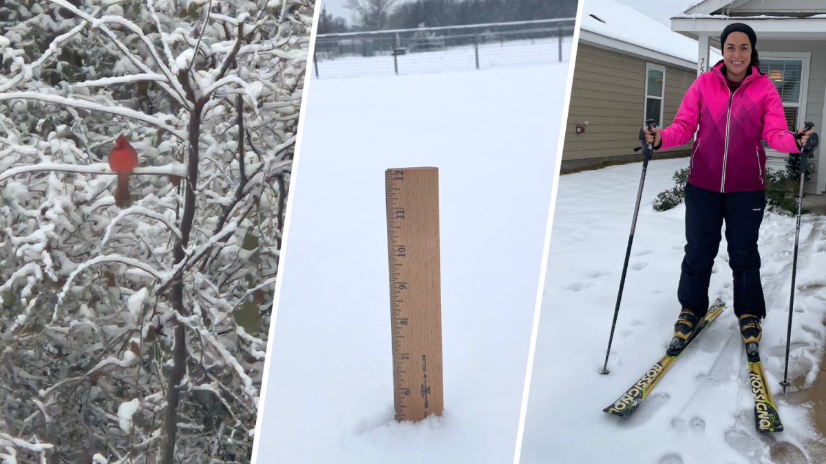 PHOTOS: The first snow of 2025 in North Texas – NBC 5 Dallas-Fort Worth