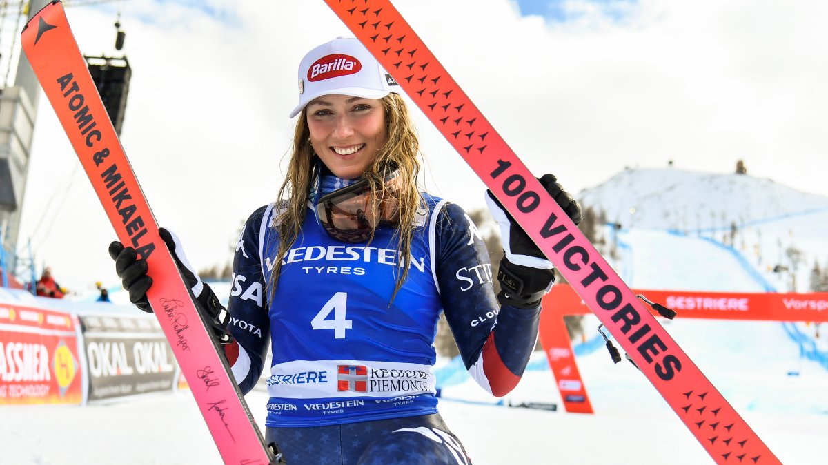 US skier Mikaela Shiffrin wins historic 100th World Cup race – NBC 5 ...
