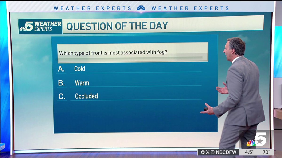 Weather Question: Fog – NBC 5 Dallas-Fort Worth