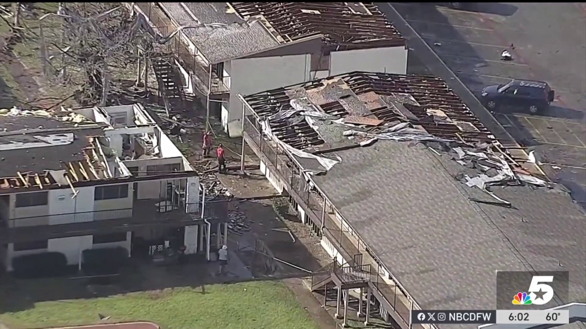 Irving apartment complex damaged in EF-1 tornado Tuesday morning – NBC ...
