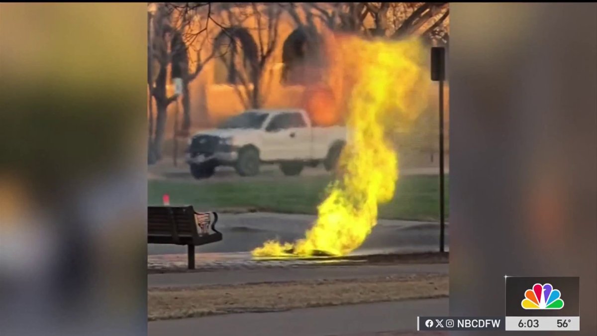 Flames shoot from manhole cover on Texas Tech University campus – NBC 5 ...